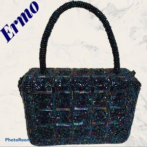 Ermo | Bags | Ermo Vintage Iridescent Colored Beaded Purse | Poshmark